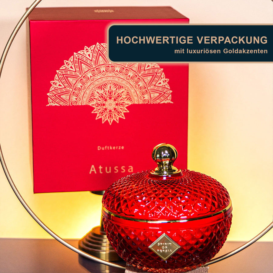 Hochwertige Duftkerze im Glas I Sojawachs I 300ml I Spirit of Persia